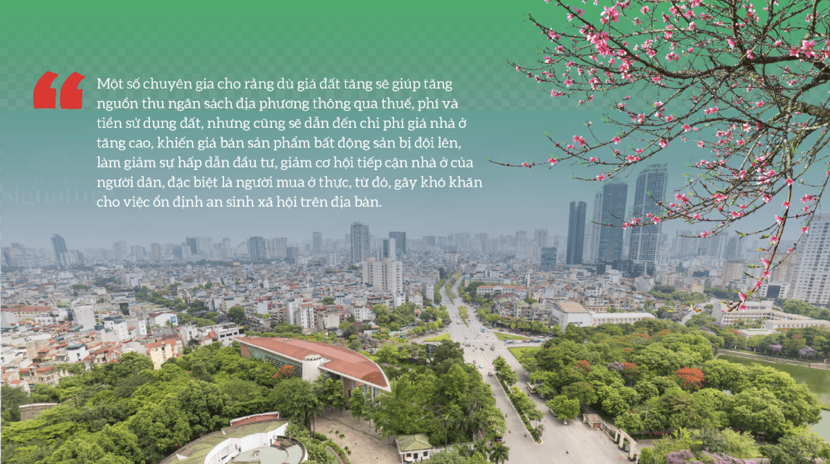 New land price table: relief and concerns amid price increases in Hanoi ...